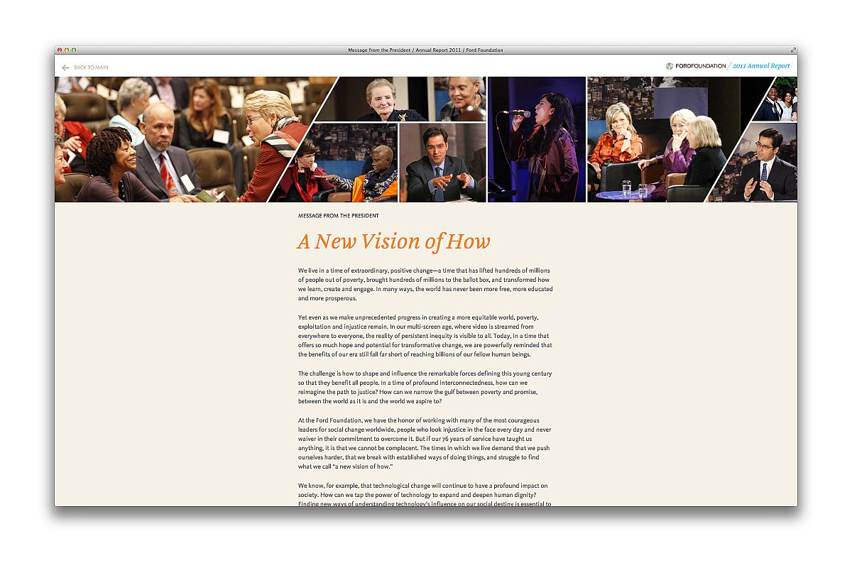 Hyperakt | Ford Foundation Annual Reports